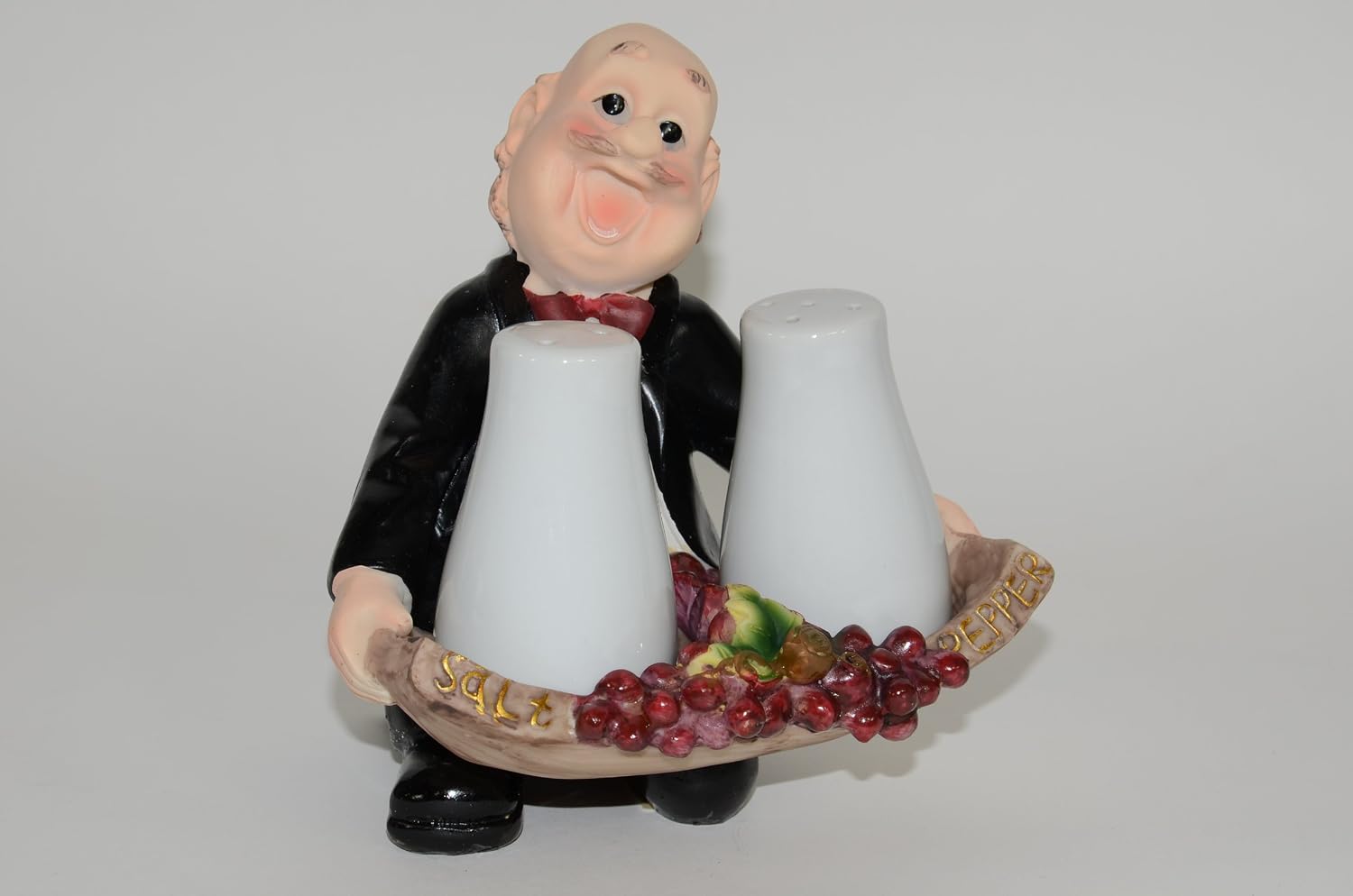 Amazon.com: Happy Face Waiter Salt and Pepper Shaker: Salt And Pepper ...