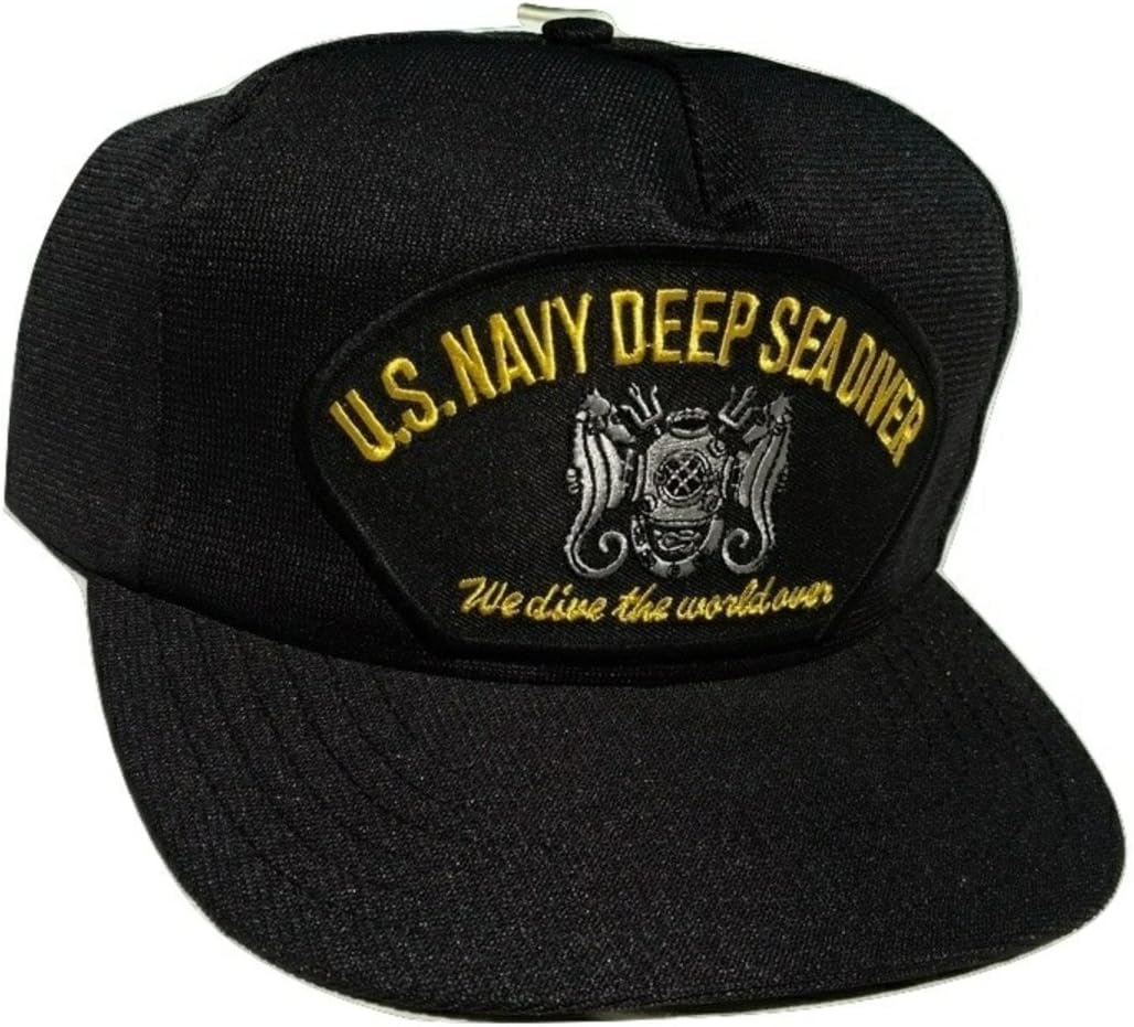 US Navy Deep Sea Diver Ball Cap at Amazon Men’s Clothing store