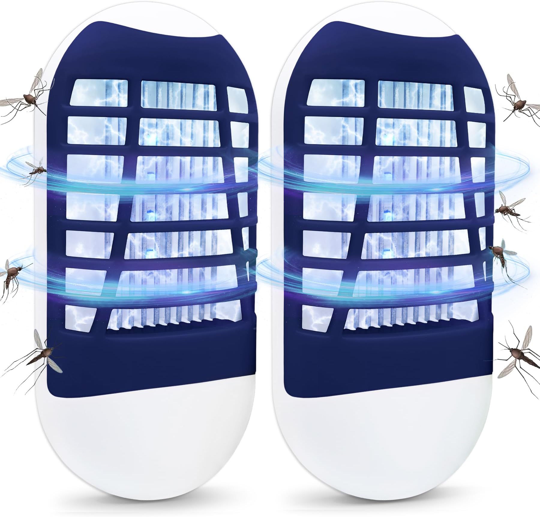 Amazon.com : Qualirey 2 Pack Bug Zapper with Fan Indoor, 2 in 1 Plug in ...