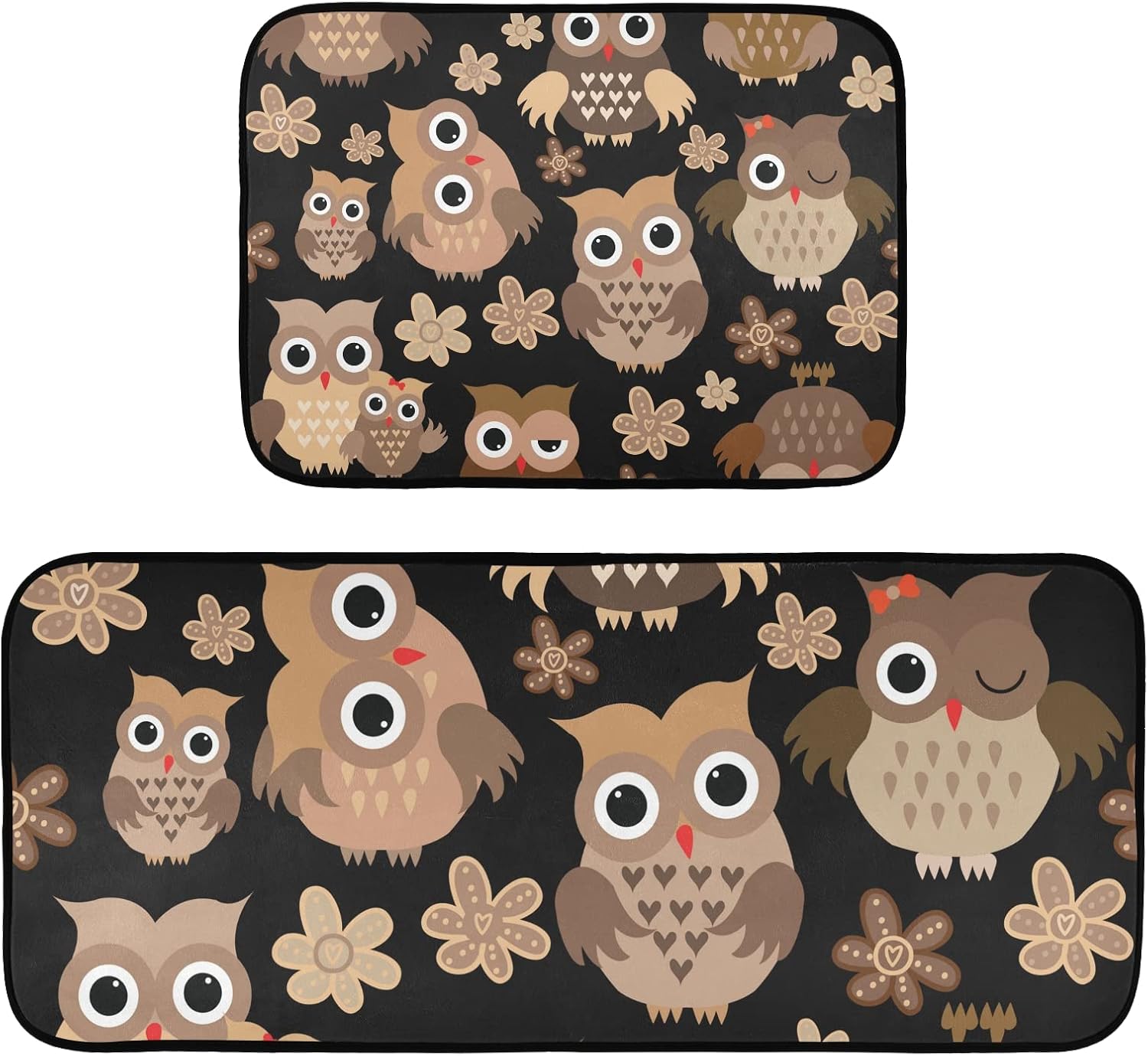 Amazon.com: Kigai Kitchen Rugs 2 Piece Waterproof Non Slip Kitchen Mat ...