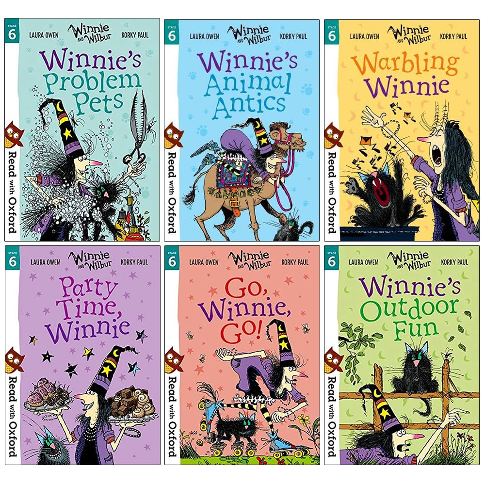 Read With Oxford Stage 6: Winnie and Wilbur 6 Books Collection Set By ...