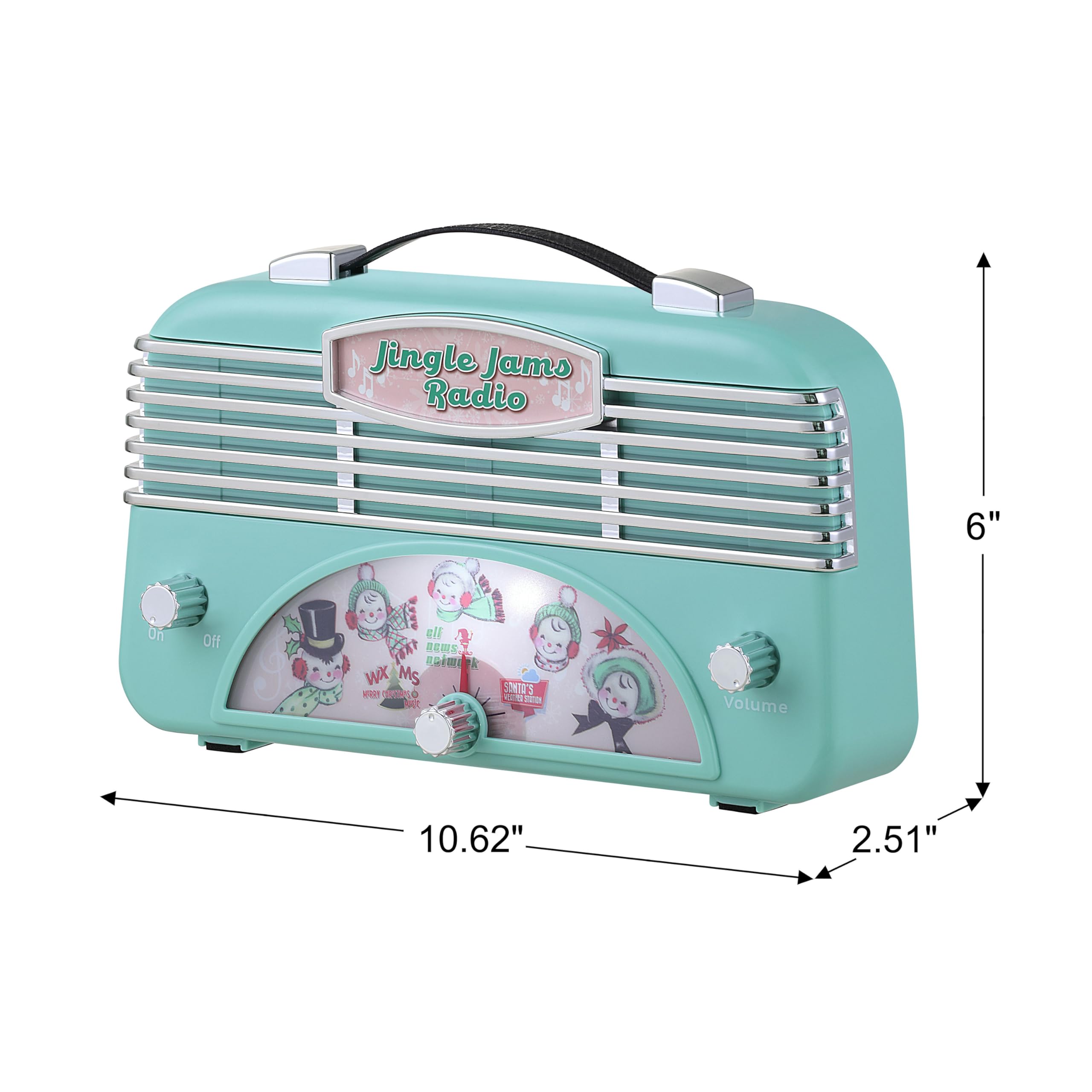Snapklik.com : Vintage Jingle Jams Radio, Holiday Jukebox Christmas ...