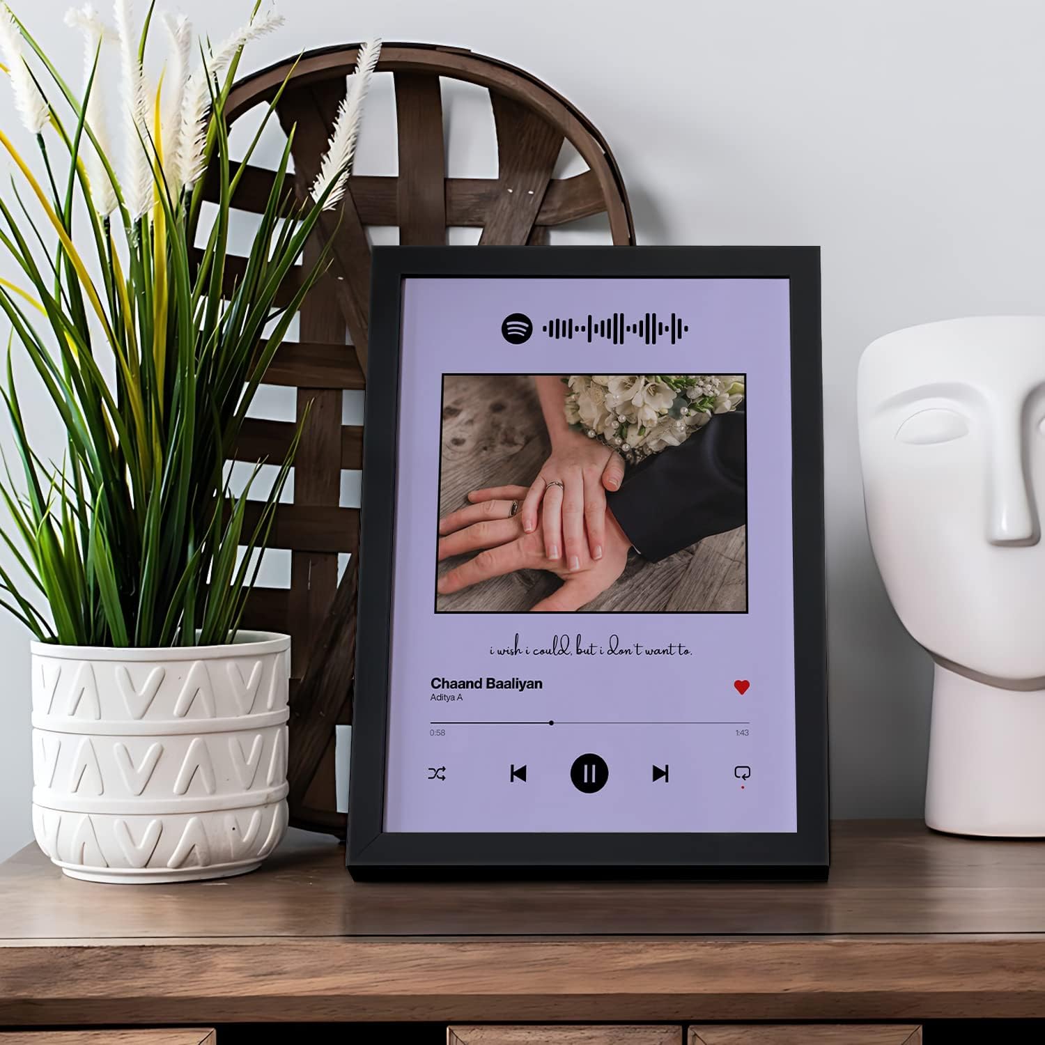 Ritwika's Personalized Spotify Song Barcode With Photo & Message ...