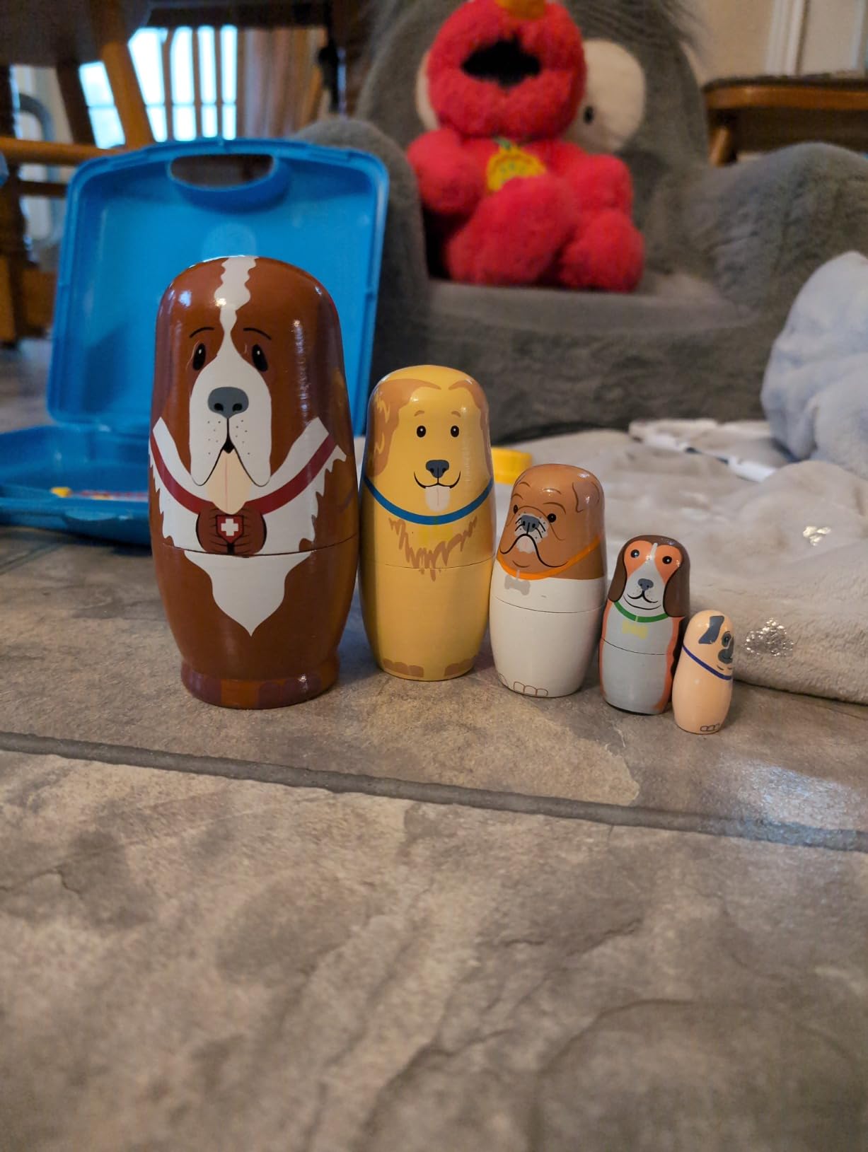 Russian Nesting Dolls Bear Wooden Matryoshka Dolls for Kids Tphon ...
