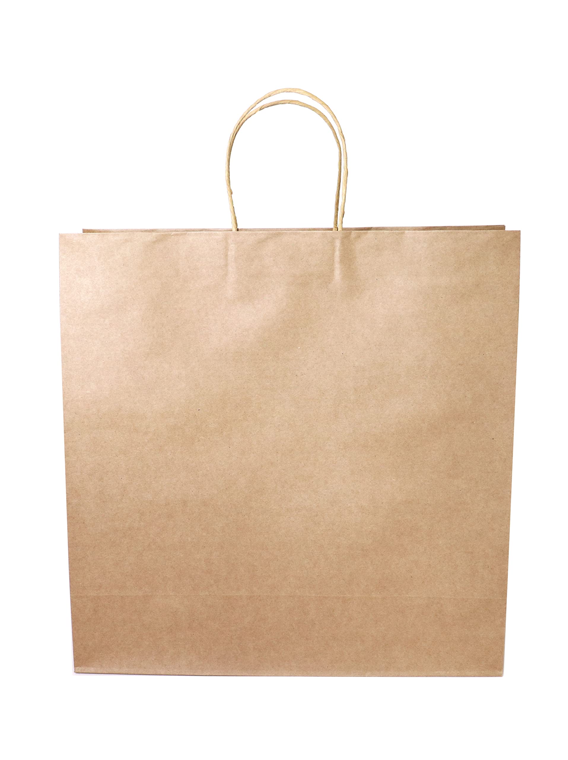 QBQBAG Brown Kraft paper bag with handle 16x6x16 inches Gift bags ...