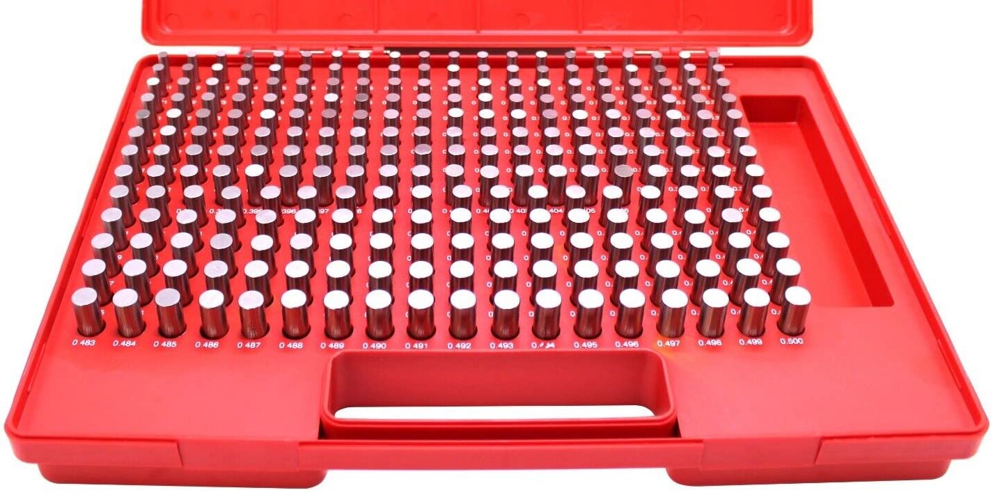 250 Piece (M2+) Pin Gage Set (.251-.500)/Pin Gage Set M2+: Amazon.com ...