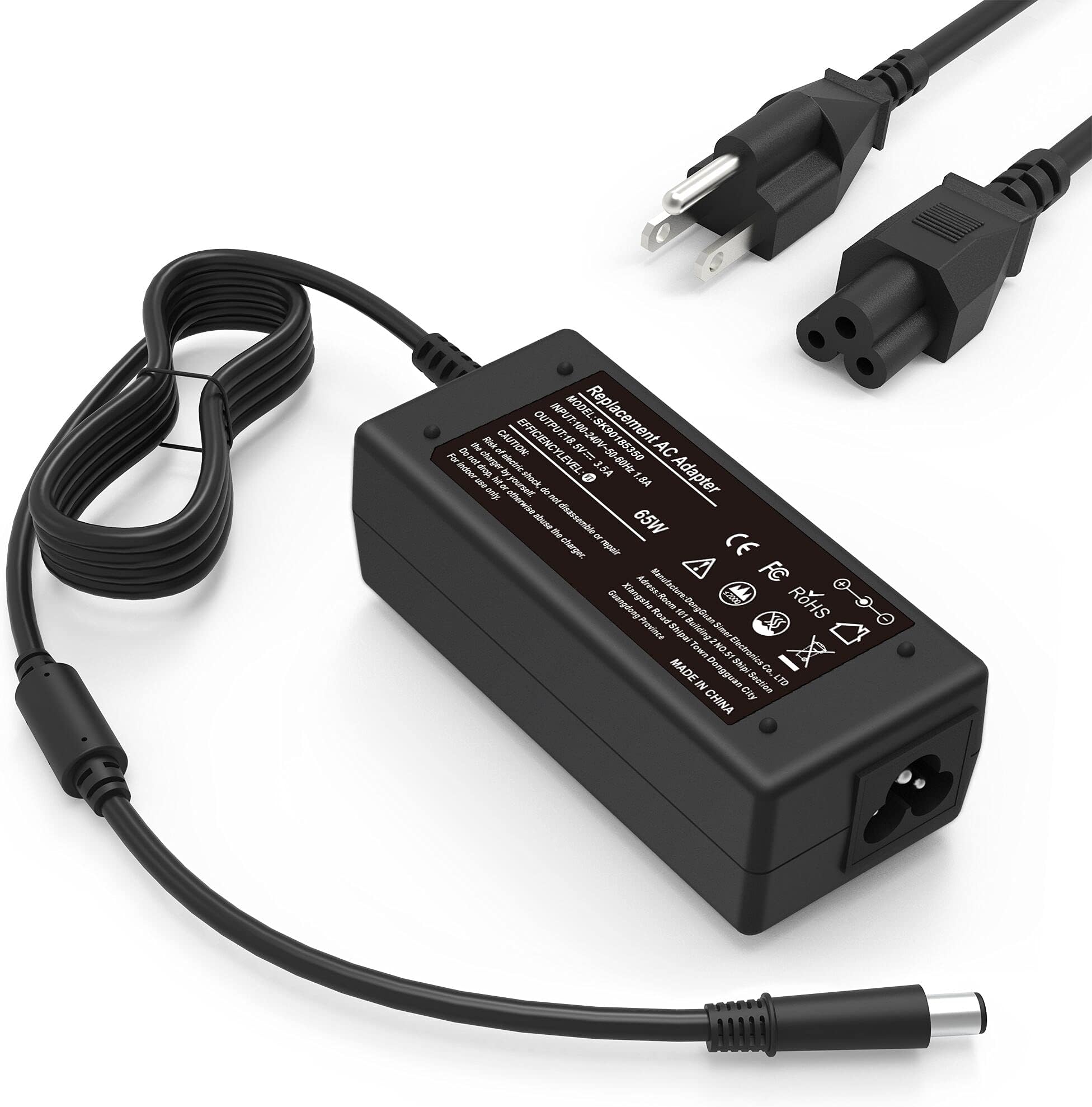 Amazon.com: 65W AC Adapter Laptop Charger for HP Pavilion DV7 DV6 DV5 ...