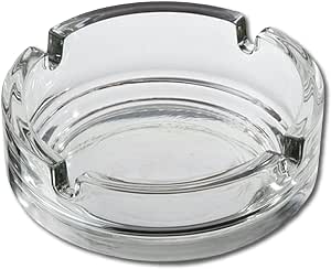 Ashtray Glass Ashtray for Cigarettes Cigars Smoking Indoor Outdoor ...