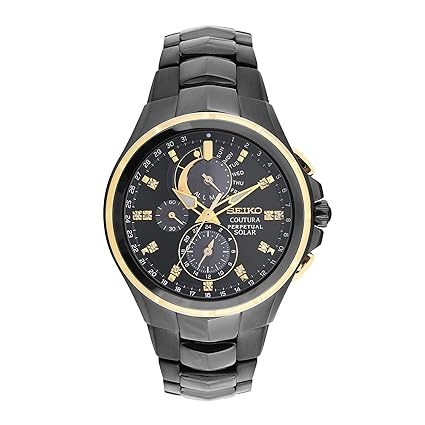 Seiko Analog Black Dial Men's Watch-SSC573P1 : Amazon.in: Fashion
