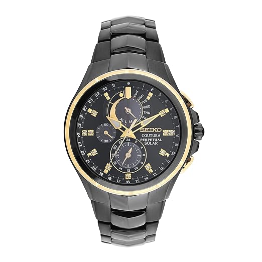 Seiko Analog Black Dial Men's Watch-SSC573P1 : Amazon.in: Fashion