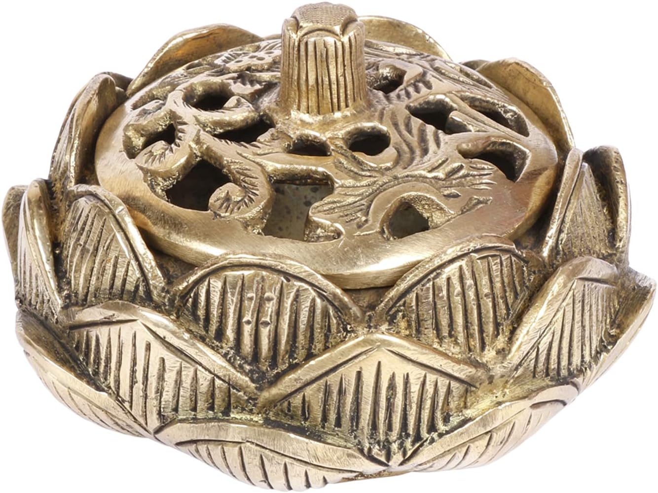 Jaszz Art Brass Peacock Design Dhoop (6in and 1 kg) Dani Pot | Loban ...