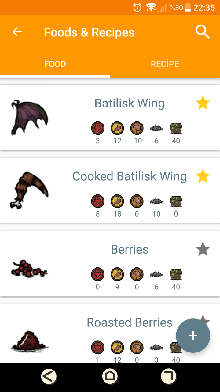 Aplicación Don't Starve: Food Simulator en Amazon Appstore