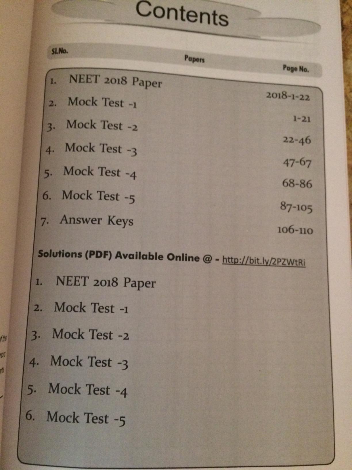Buy 5 Mock Tests for NTA NEET with 2019 Question Paper Book Online at ...
