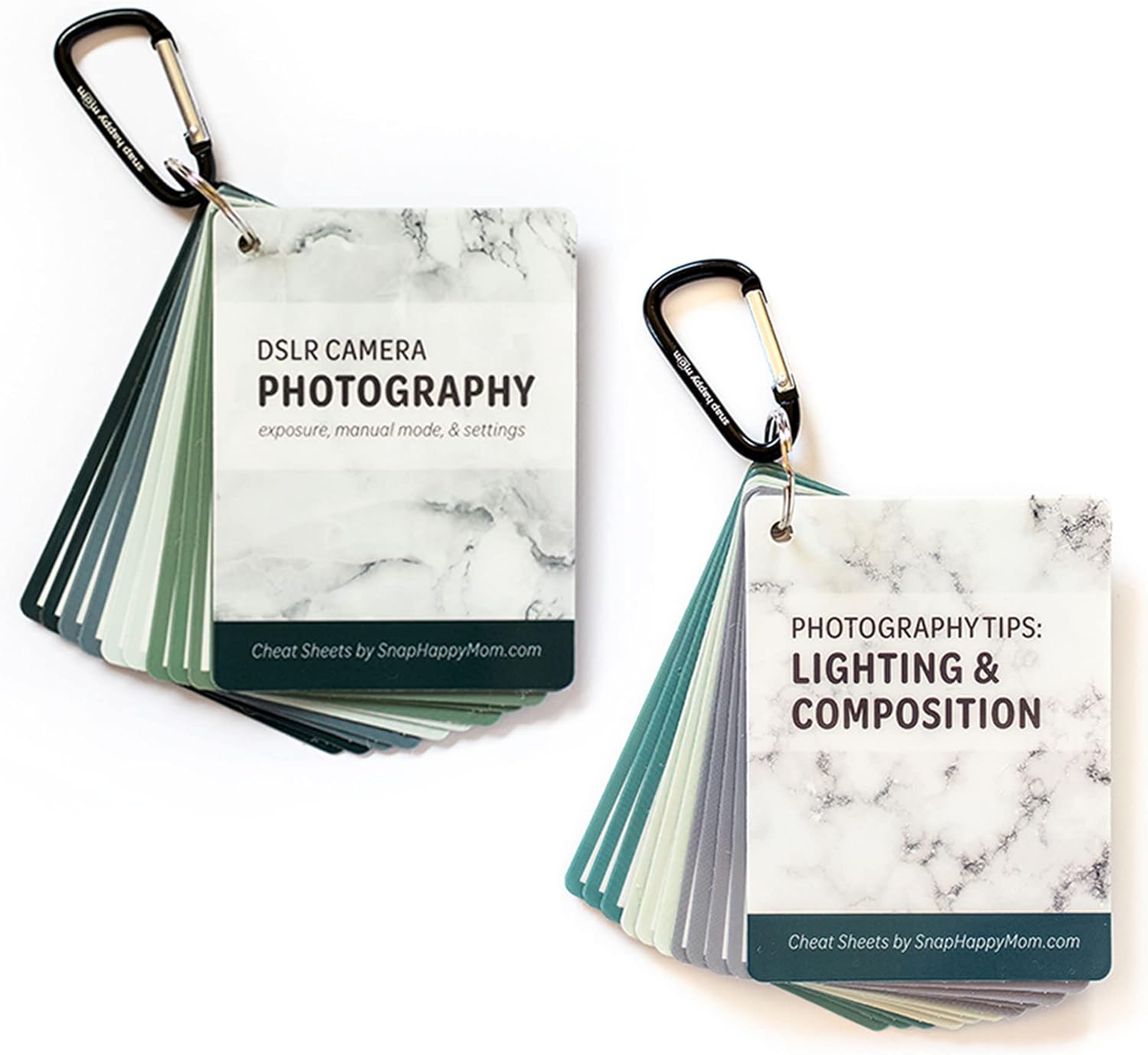 Amazon.com : Photography Cheat Sheet Cards (Set of 2 Decks) - DSLR ...