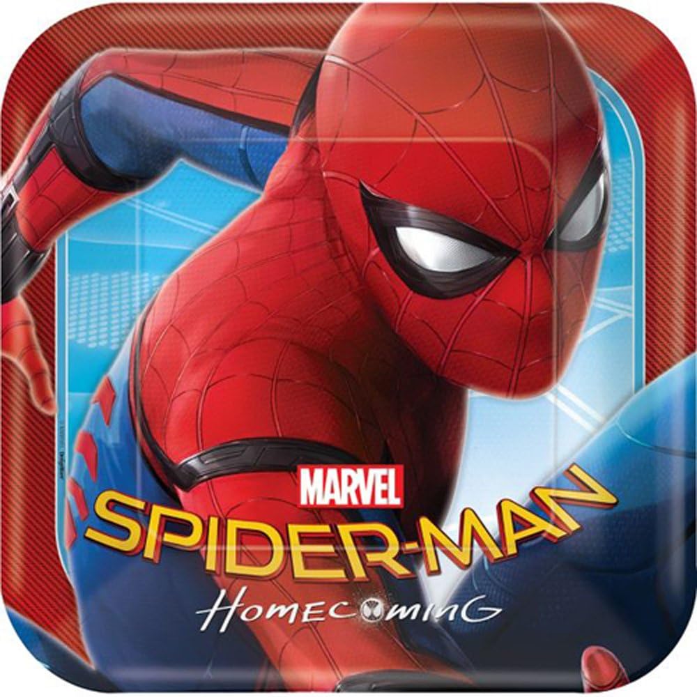 Amazon.com: Spider-Man 'Homecoming' Large Paper Plates (8ct)