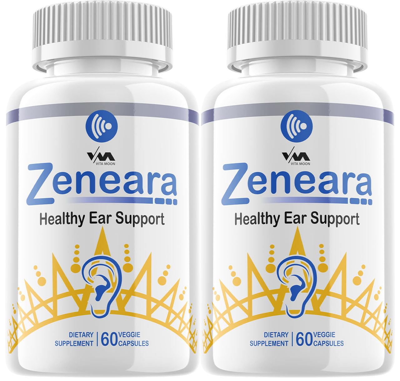 Amazon.com: (2 Pack) Zeneara - Advanced Formula Healthy Ear Support, Hearing Health, and ...