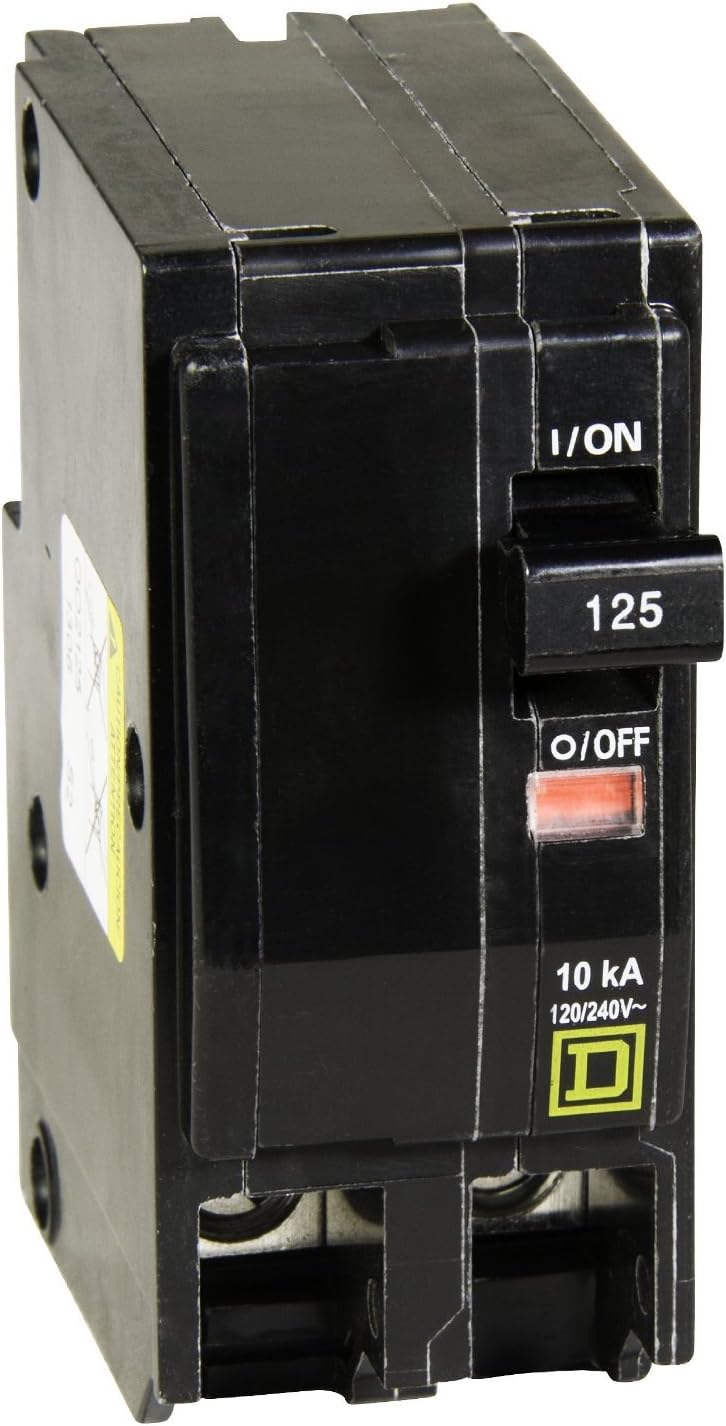 SCHNEIDER ELECTRIC Miniature Circuit Breaker 120/240-Volt 125-Amp ...