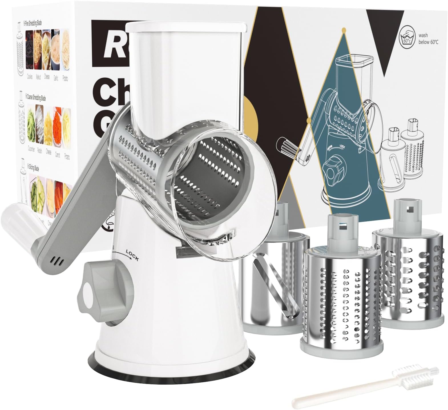 Amazon.com: ZYLISS Classic Rotary Cheese Grater: Home & Kitchen
