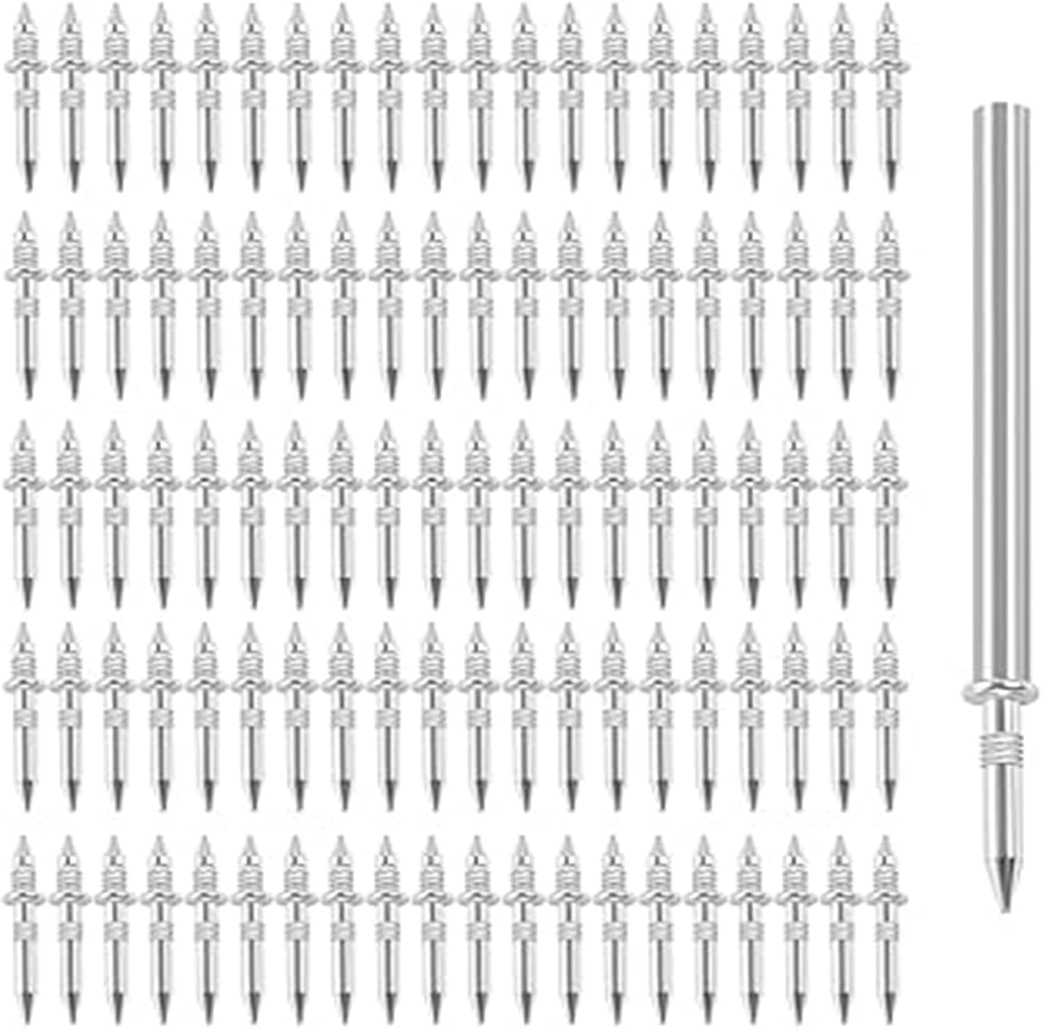 100 PCS Skirting Board Nails,Double Ended Nails,Double Headed Nails ...
