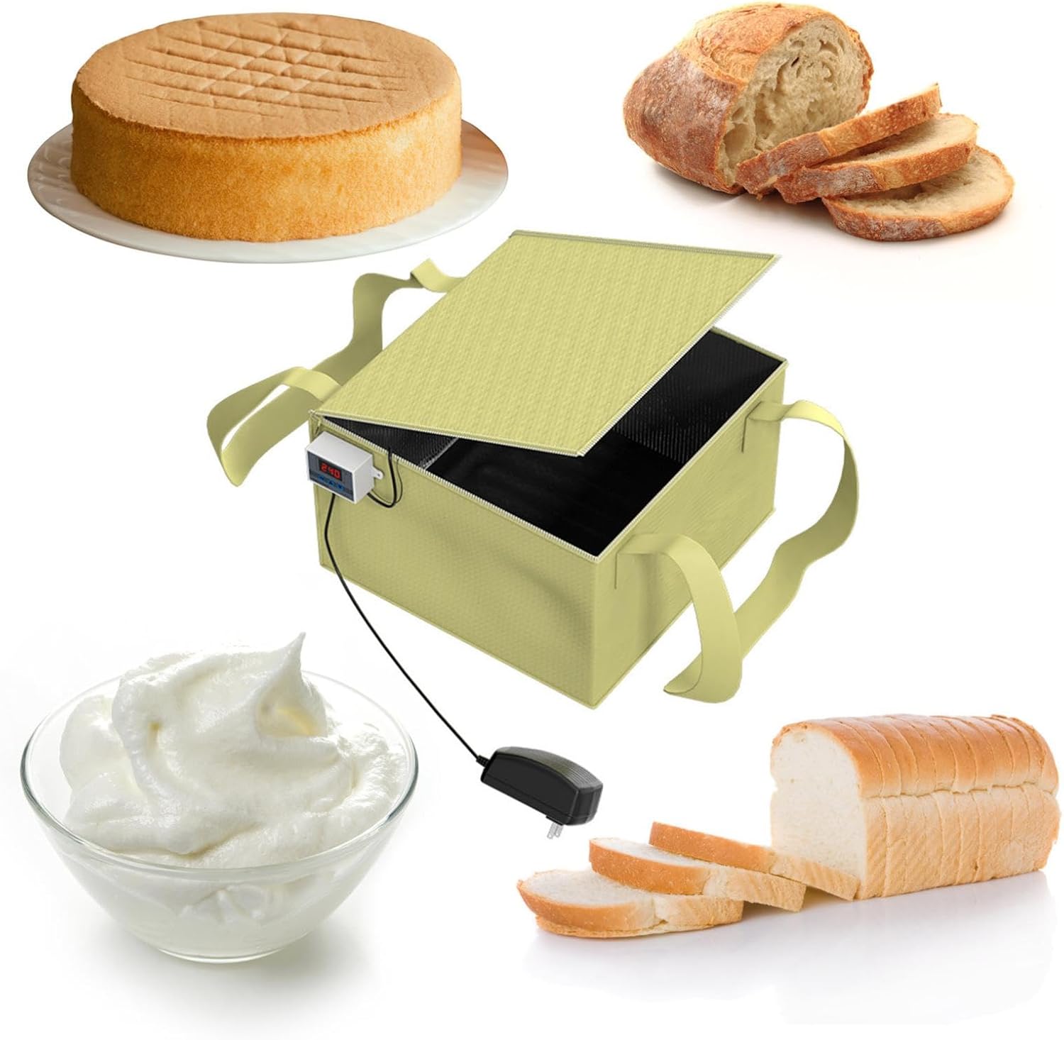 Amazon.com: Dough Proofer For Baking & Fermentation, W/Precise ...