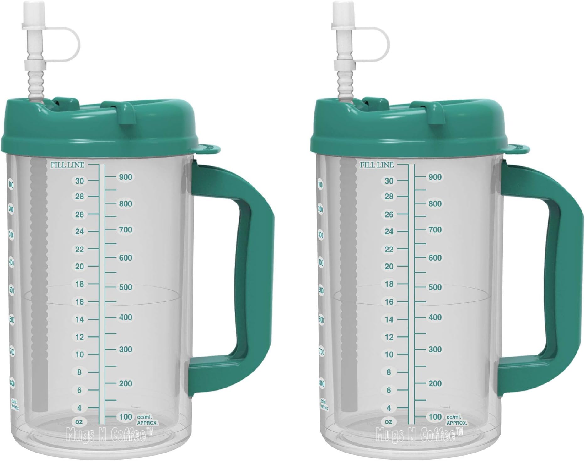 Amazon.com: 32 oz Double Wall Insulated Hospital Mug - Cold Drink Mug ...