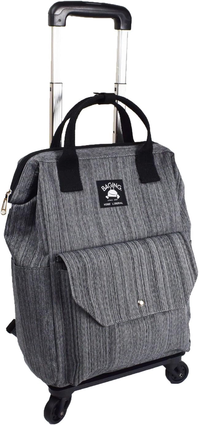 Amazon｜moz ショッピングキャリー がまぐち ライトブルー｜モズ - ショッピングキャリー 通販