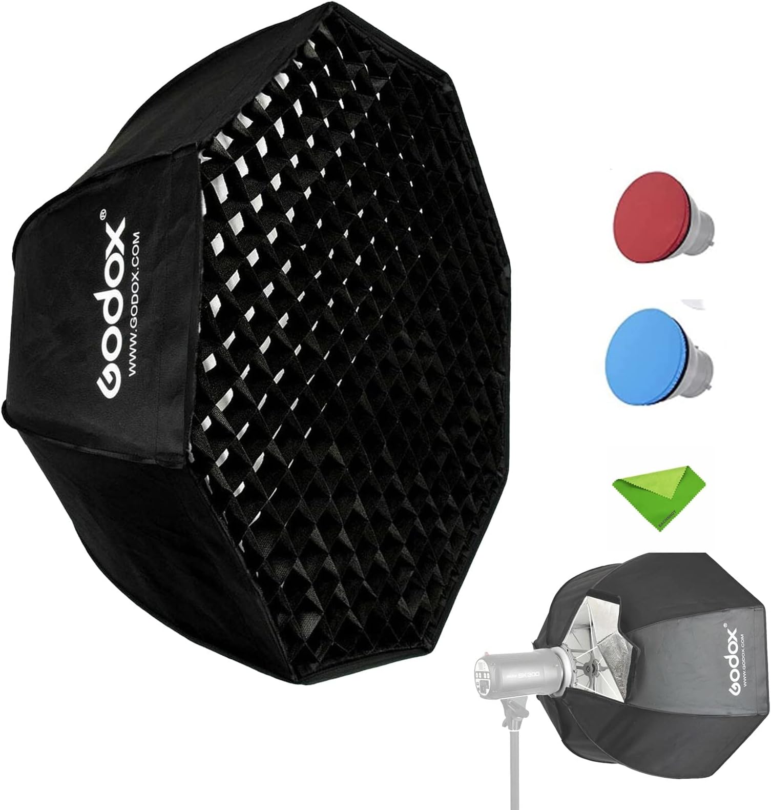Amazon.com : Godox SB-UE 47"/120cm Umbrella Octagon Softbox Light ...