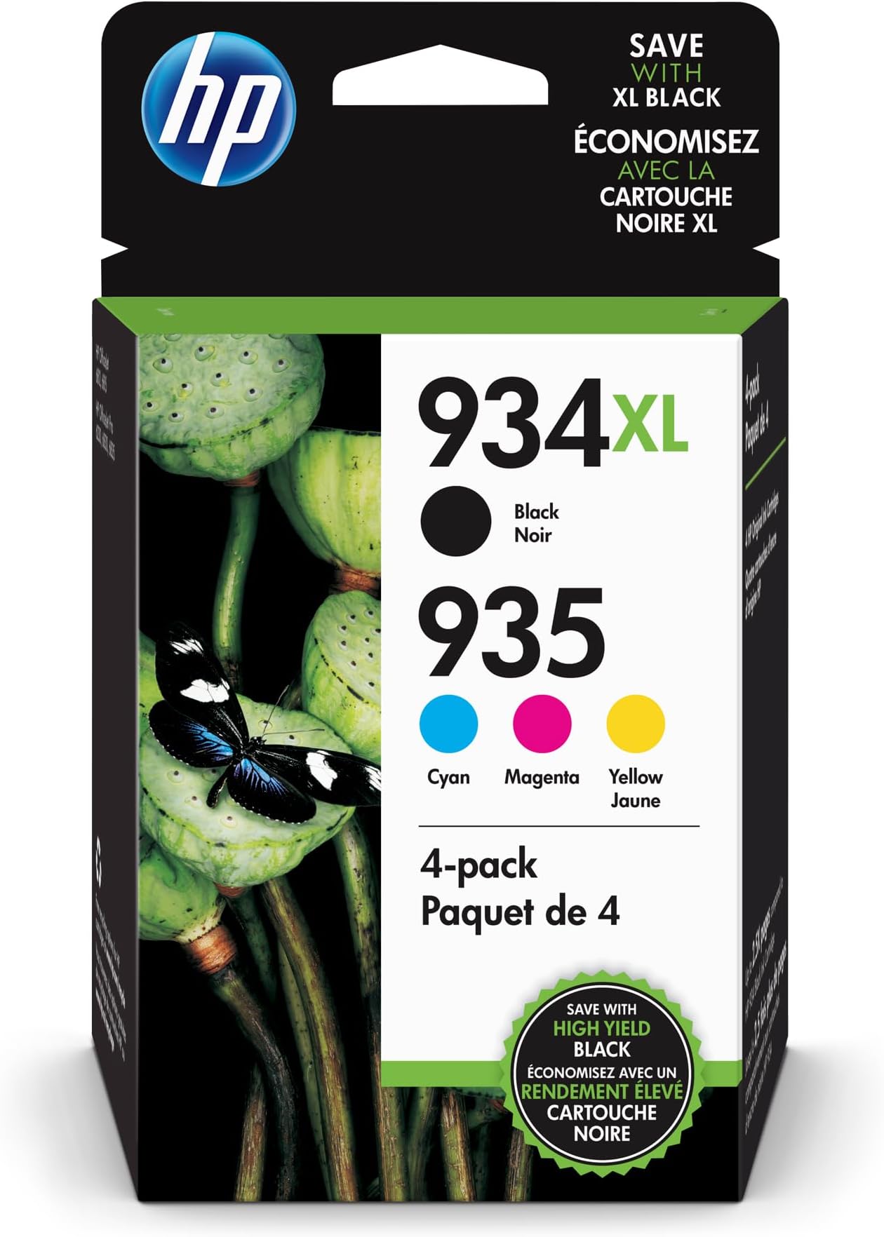 Amazon.com: HP Original 935 Cyan, Magenta, Yellow / 934XL Black Ink ...