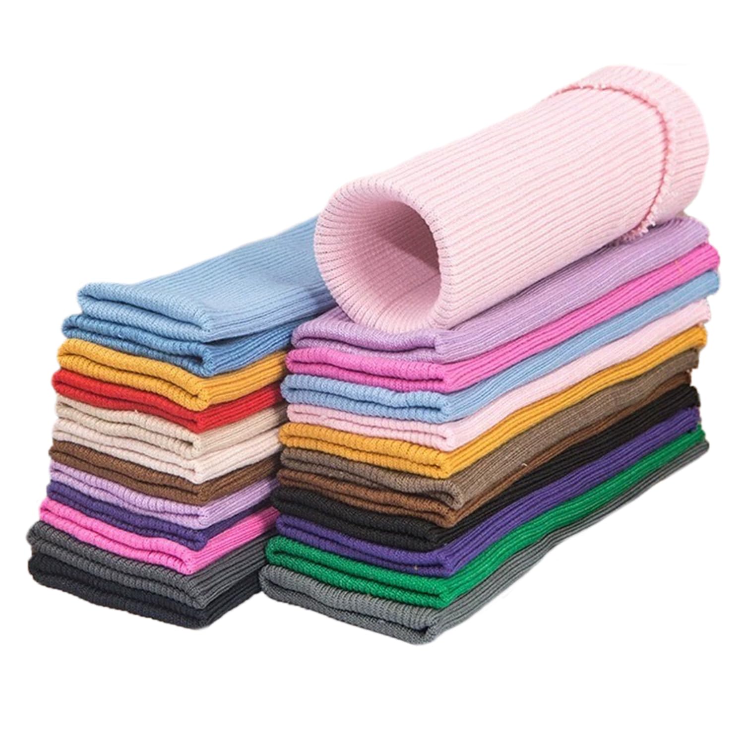 Amazon.com: OCTHIRLZ Tubular Ribbing Knit Fabric for Cuffs Knitted Rib ...