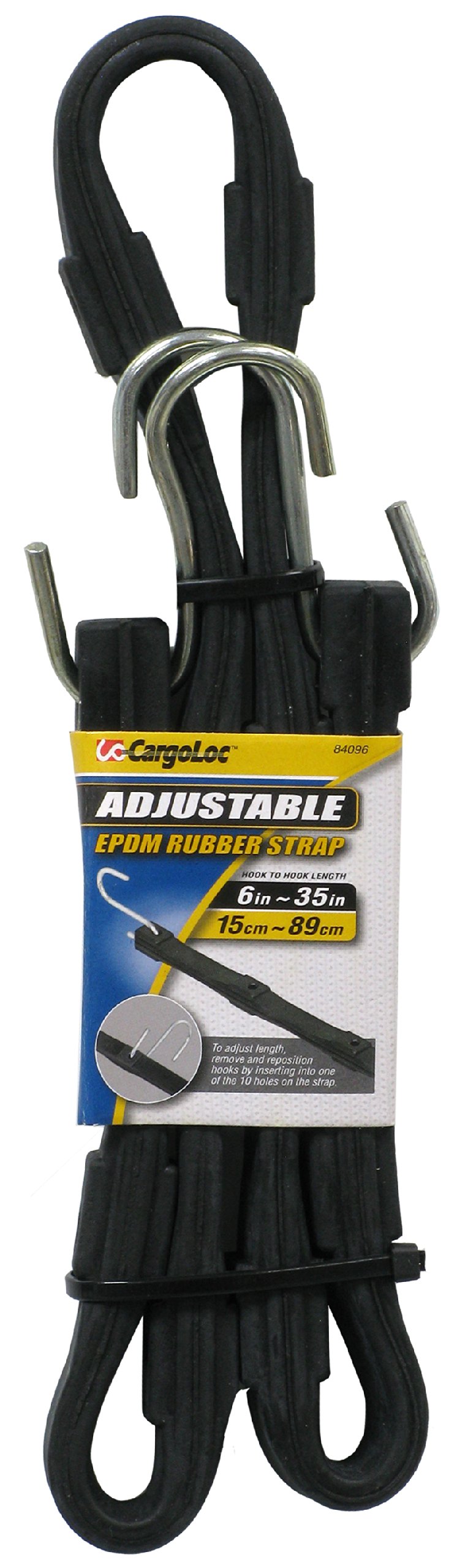 Snapklik.com : CargoLoc 84096 Epdm Rubber Adjustable Tarp Strap