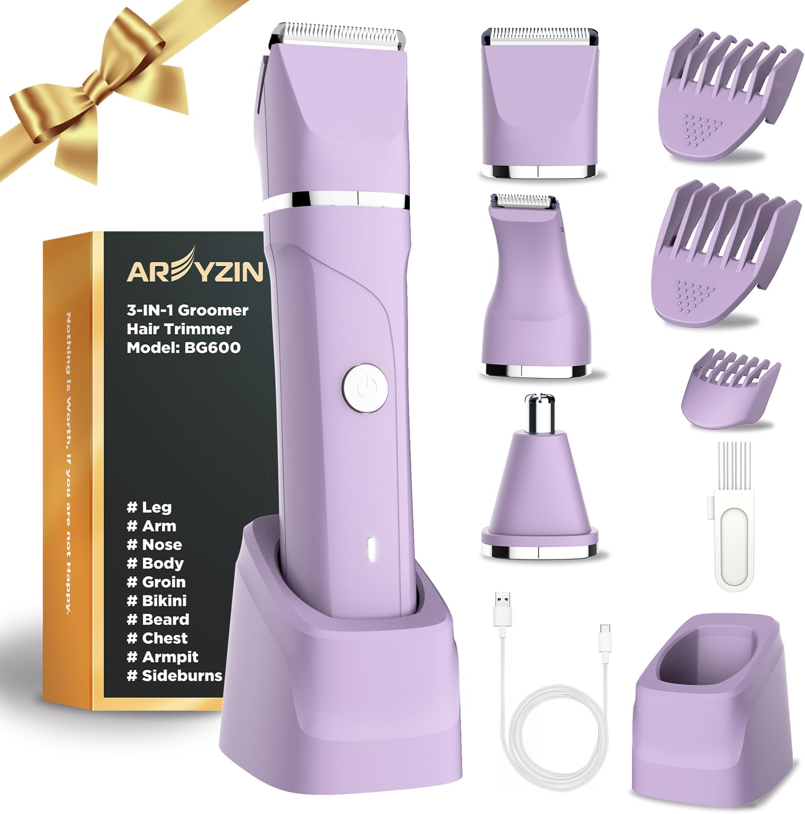 Amazon.com: Electric Razors for Women, Bikini Trimmer for Women 5 in 1 ...