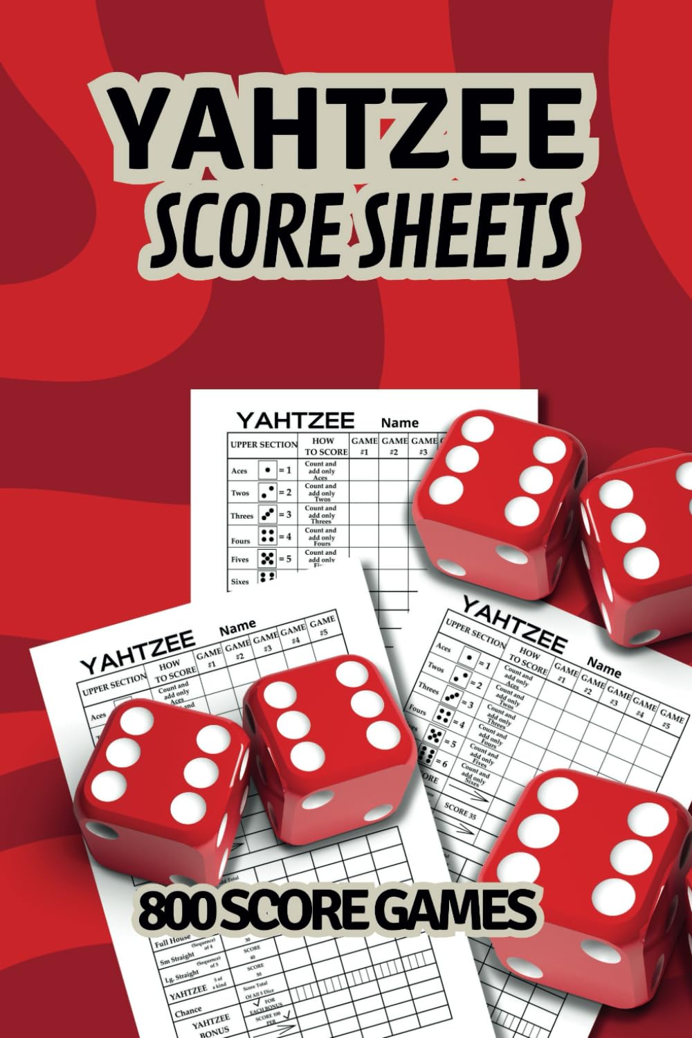 Amazon.com: Yahtzee Score Sheets: 800 Yahtzee Score Pads | For Dice ...