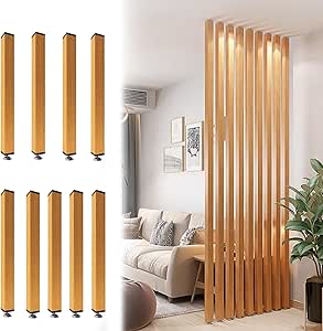 Amazon.com - 9 Pole Wall Partition Columns/Aluminum Room Divider Post ...