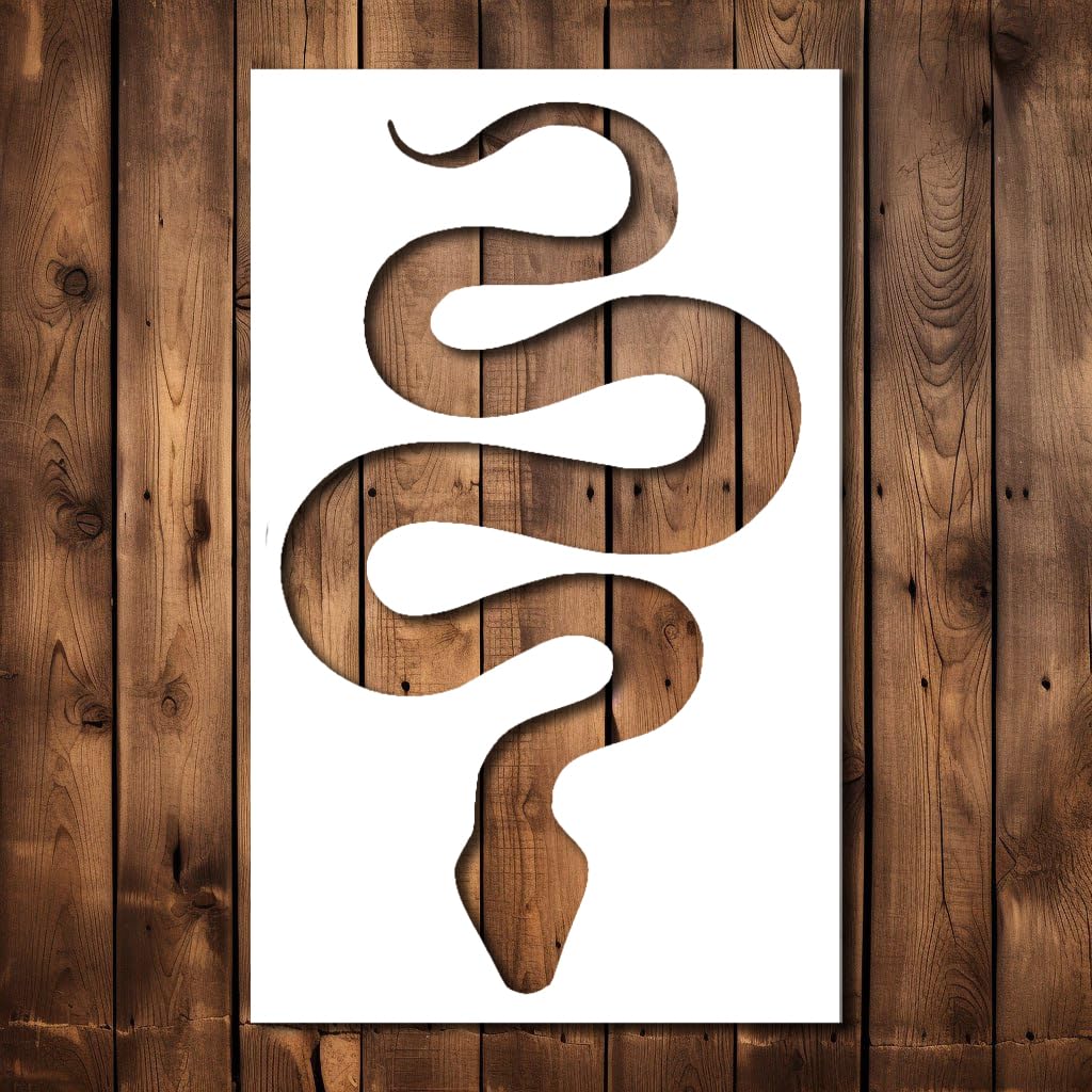 Amazon.com : Snake Stencil Template - Reusable Snake Stencils for ...