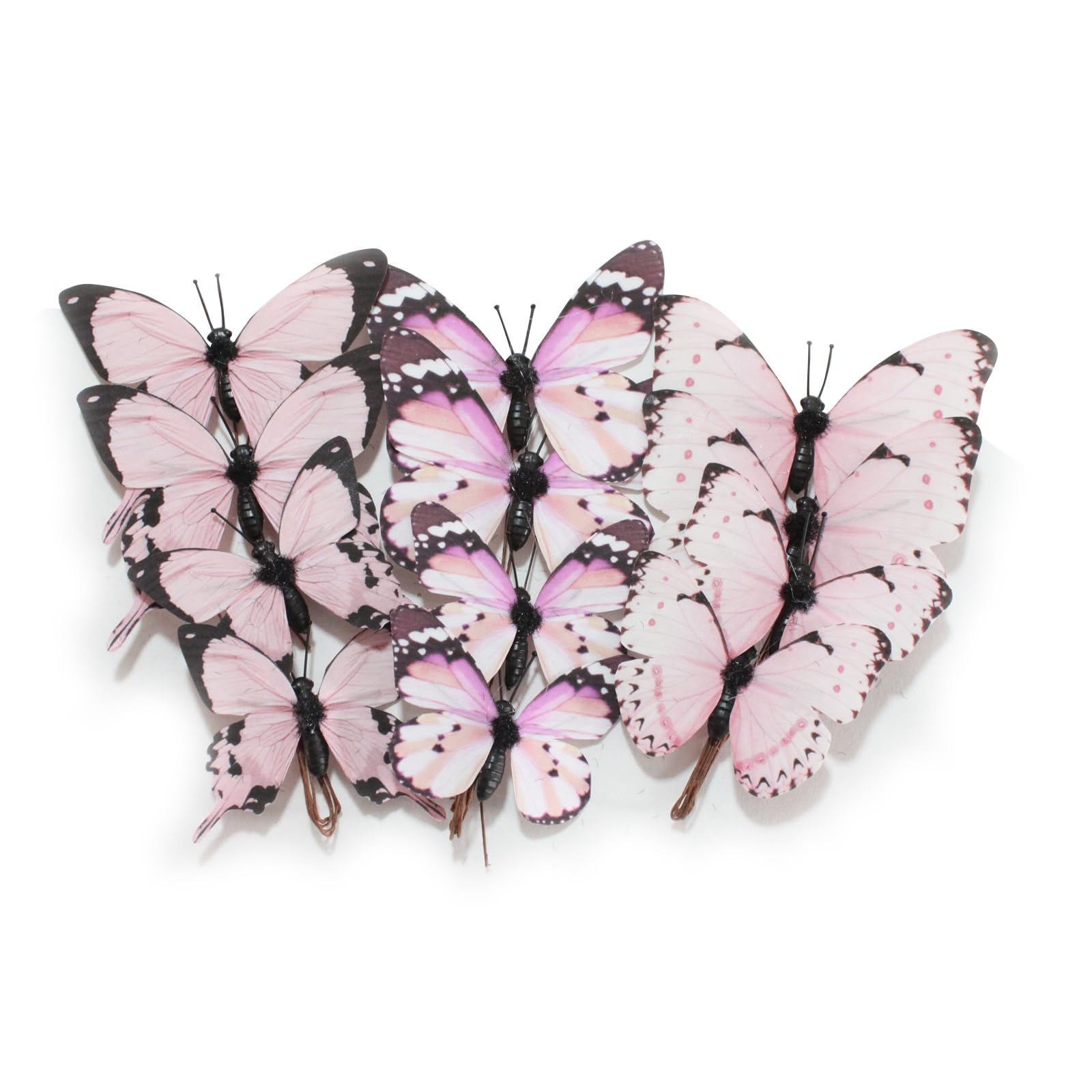 Amazon.com: naudassods 12 Pack Butterfly Decorations, DIY 3D Butterfly ...