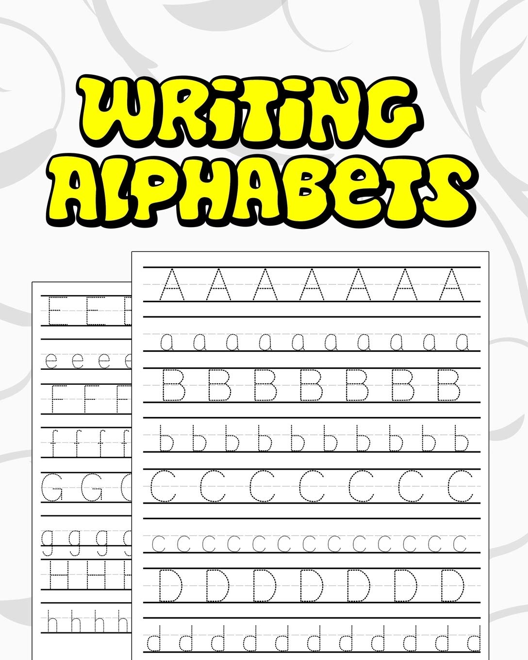 Amazon.com: Writing Alphabets: Learn How to Write Alphabet (A to Z ...