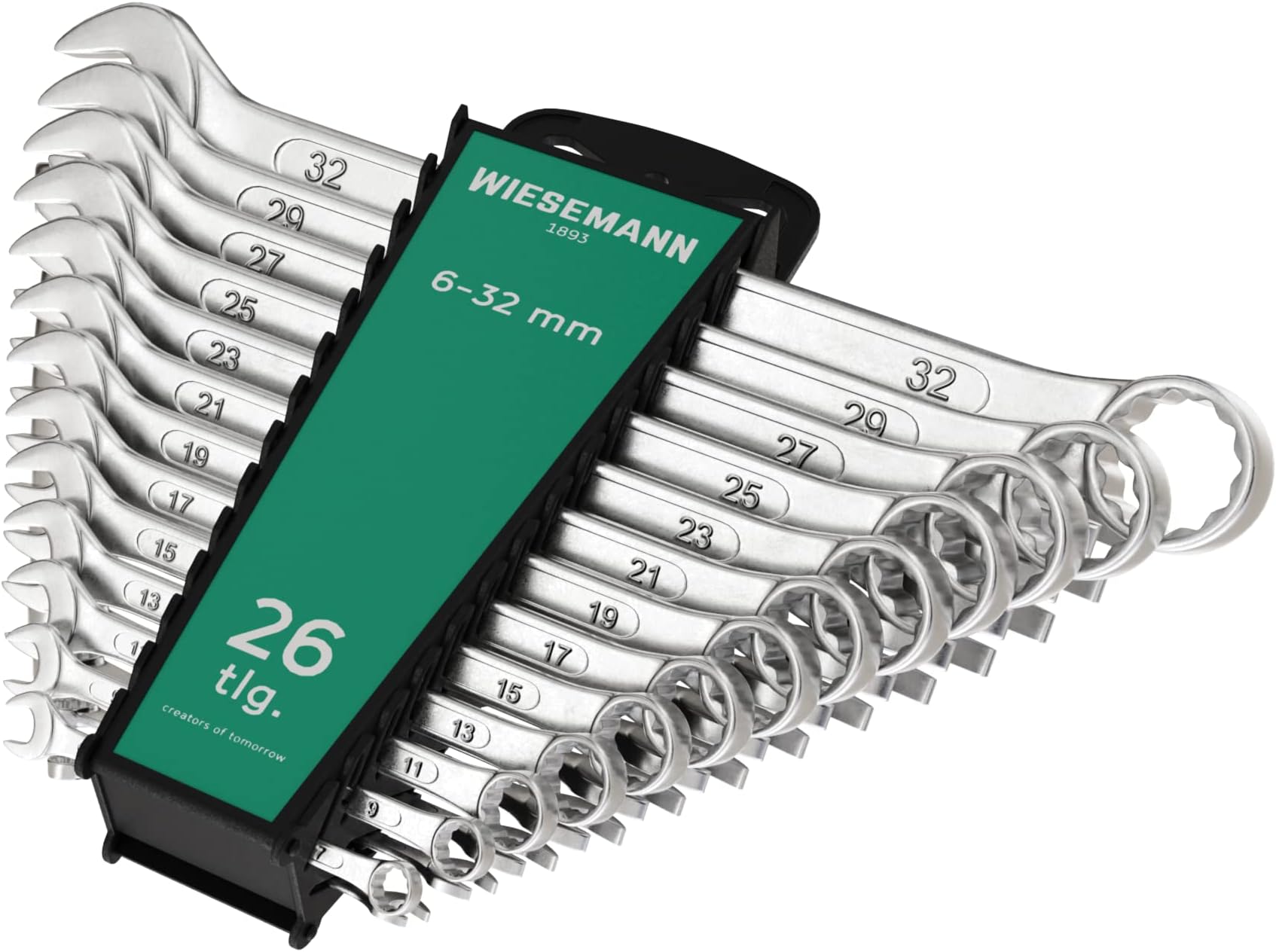 Set chiavi con forchetta e anello da 26 pezzi 6-32 mm | WIESMANN 80270 ...
