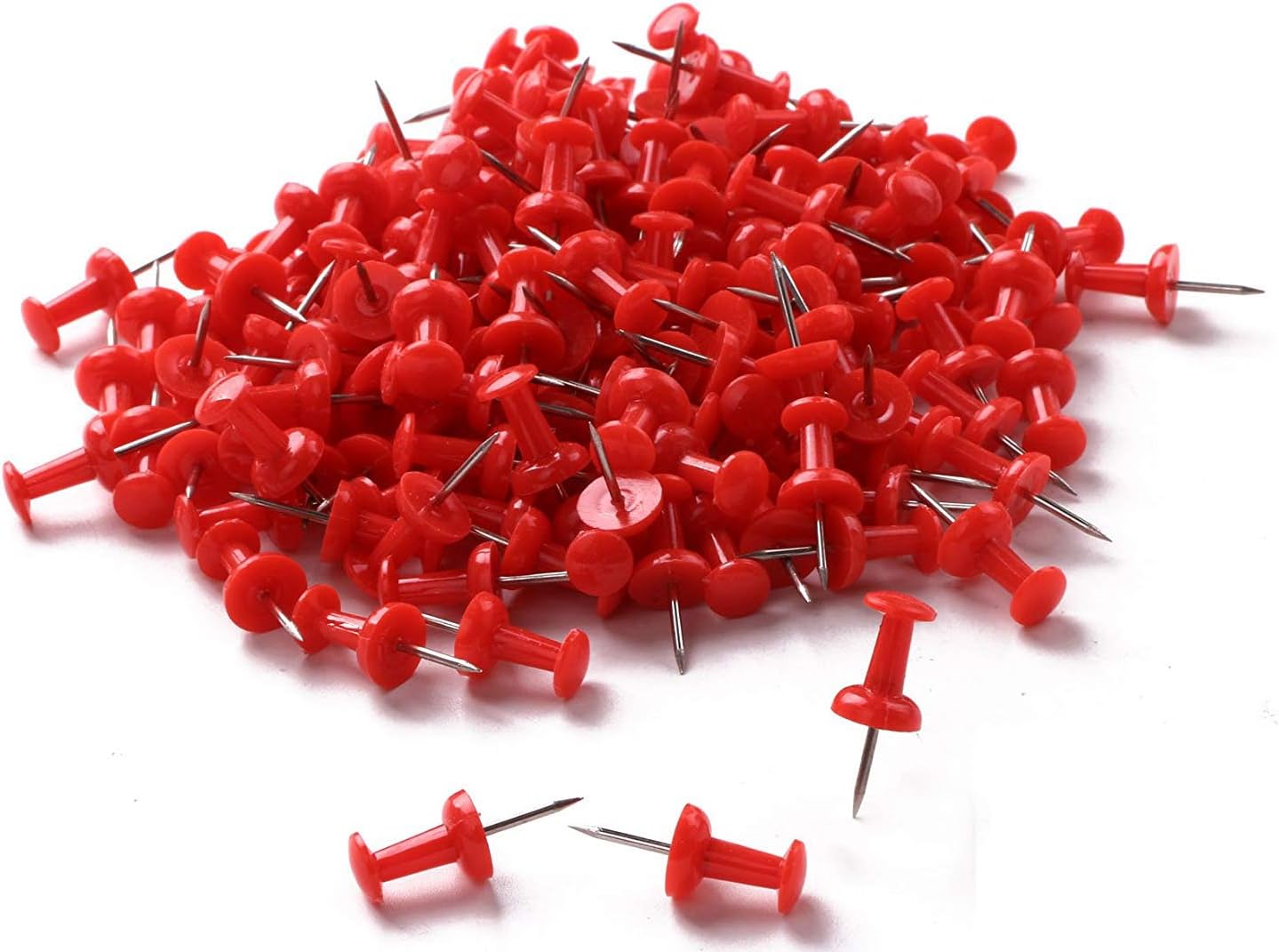 Amazon.com: Auvotuis 200Pcs Plastic Push Pins, Colored Map Thumb Tacks ...