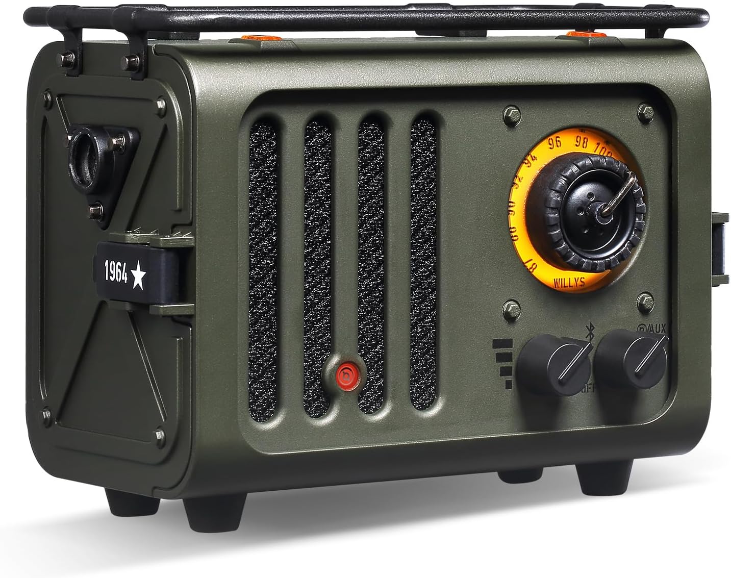 Amazon.com: Muzen Wild Radiooo Portable Bluetooth Speaker, FM Radio ...