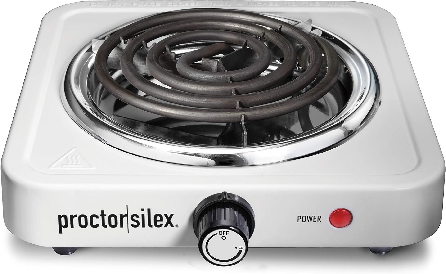 Amazon.com: Kitchen Countertop Cast-Iron Single Burner - Stainless ...