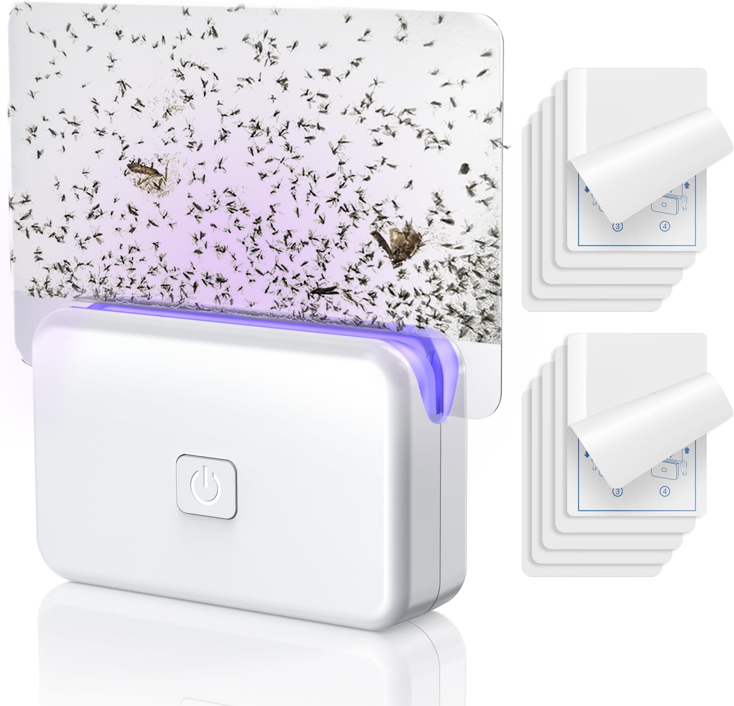 Amazon.com : 10 Pack Fly Trap Indoor Refill Glue Cards Compatible with ...