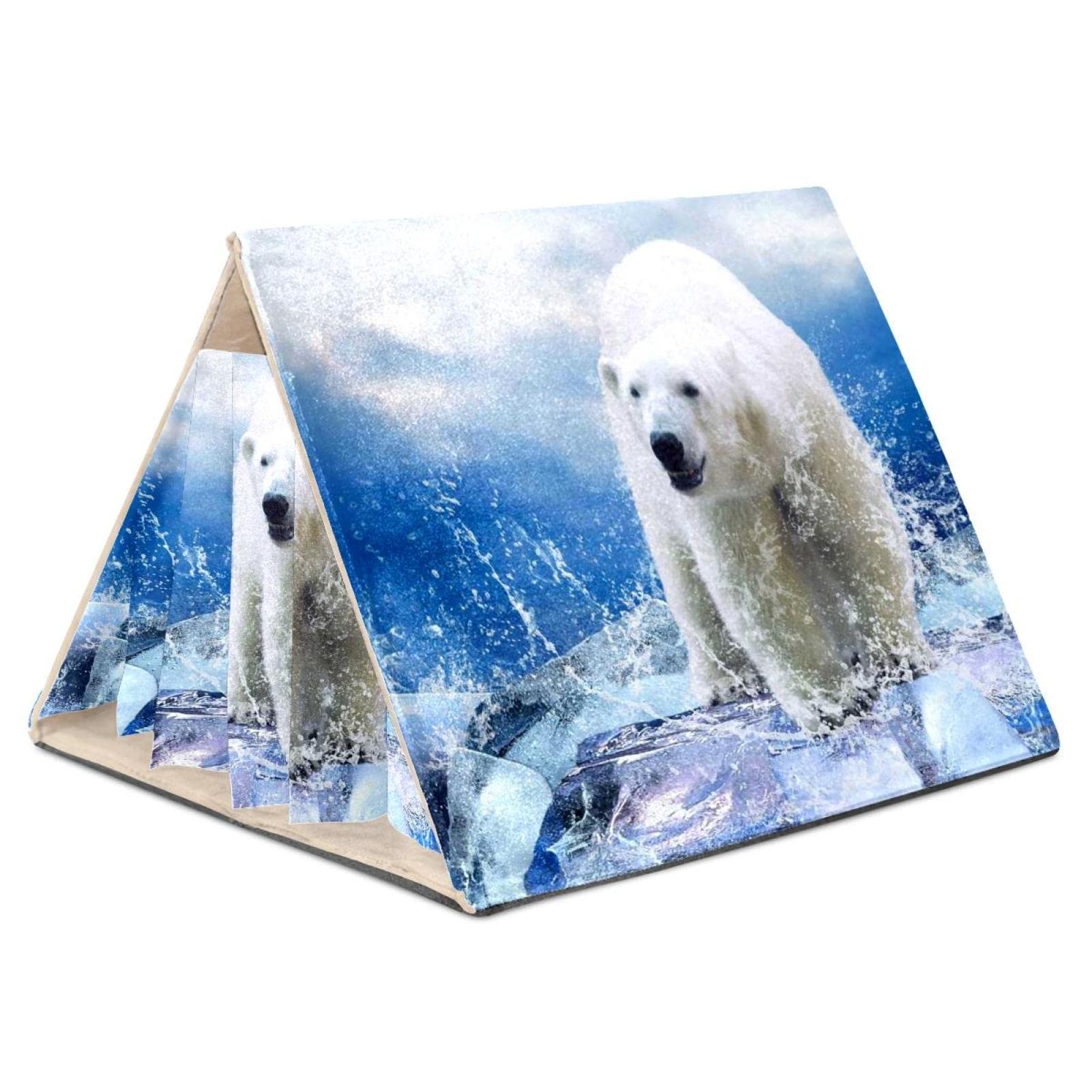 Hámster Oso Polar Draad Ijsbeer * Nanuk * Unieke Dierlijke Sculptuur,