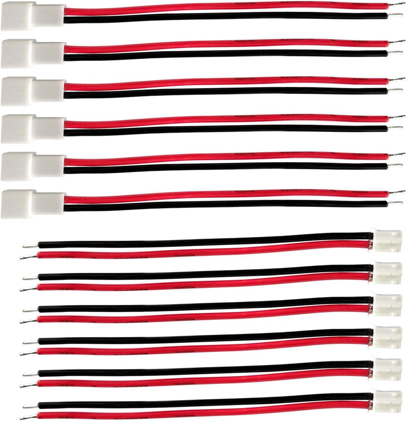 Amazon.com: JST-PH 2.0 Male and Female Connectors 6 Pairs 22 AWG Tiny ...