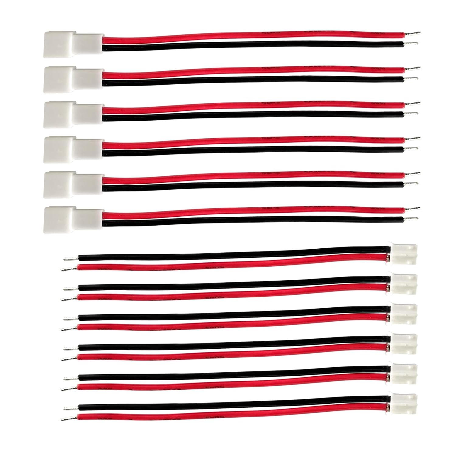 Amazon.com: JST-PH 2.0 Male and Female Connectors 6 Pairs 22 AWG Tiny ...