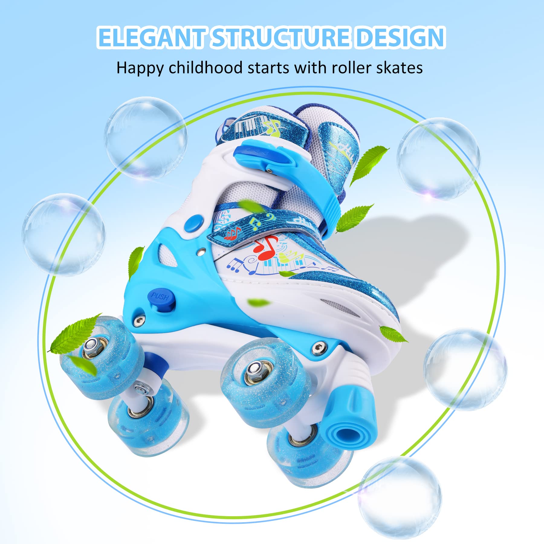 Snapklik.com : Adjustable Roller Skates For Girls And Boys Size ...