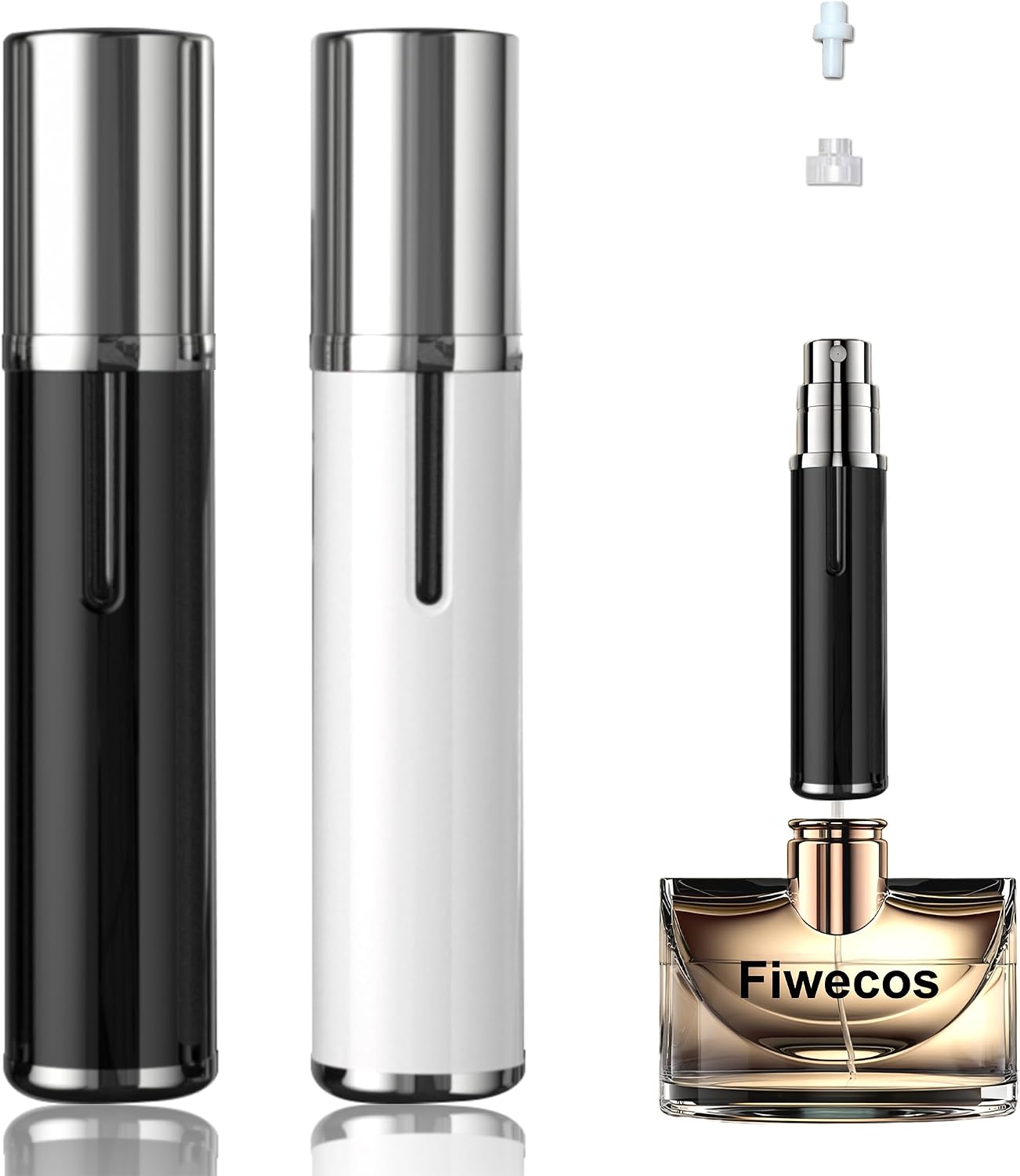 Amazon.com: Fiwecos Perfume Travel Refillable Bottle Perfume Atomizer ...