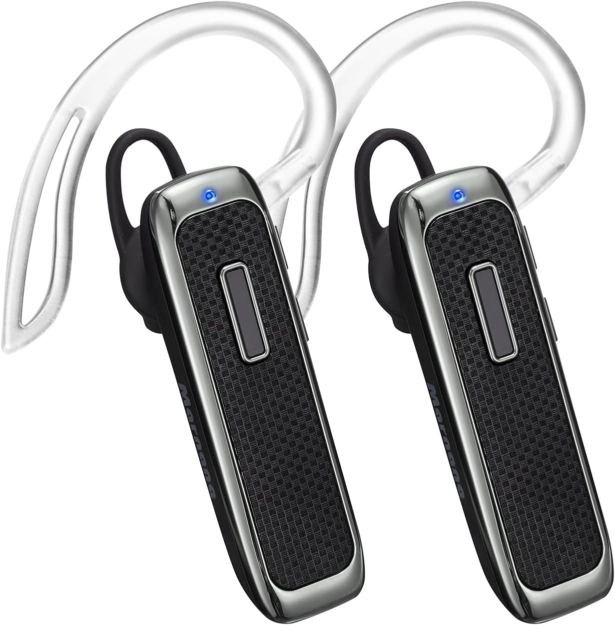 Amazon.com: Wireless Headset Bluetooth Earpiece with Dual Noise ...