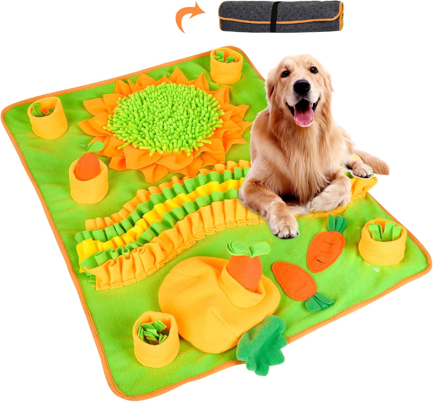 Amazon.com: AJCZDCFZ Snuffle Mat for Dogs,Snuffle Mat for Small/Medium ...