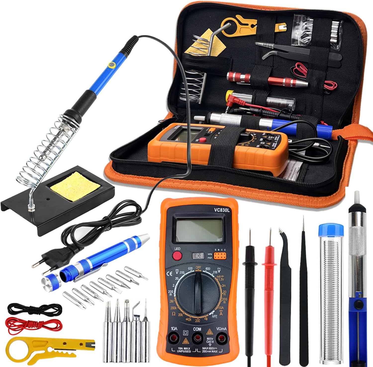 OENZBZV Cautin para Soldar 28Pcs, Kit Electronica Profesional, Cautin ...