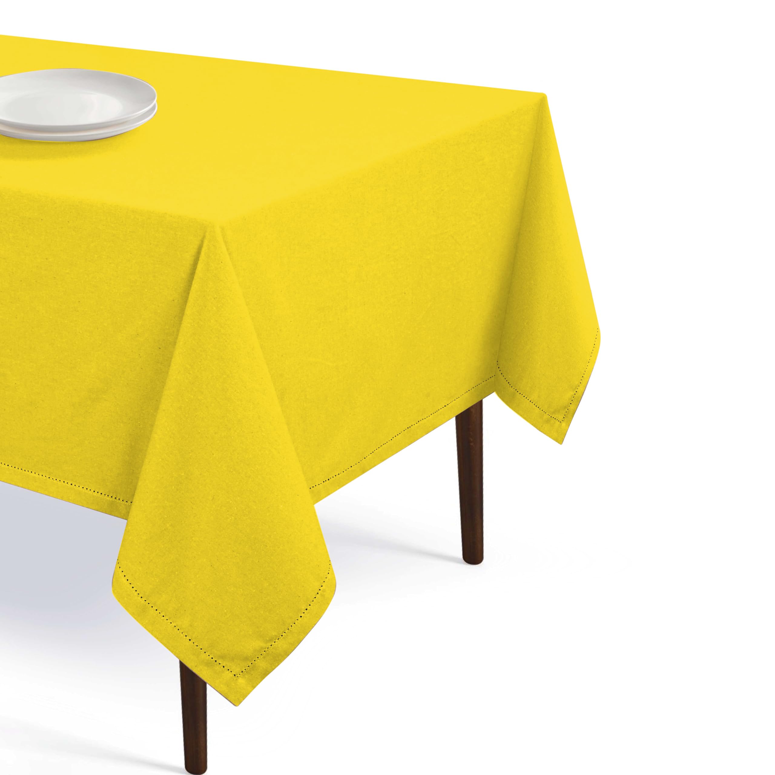 Amazon.com: Softopia Cotton Table Cloth Rectangle 60x84, Kitchen Dining ...
